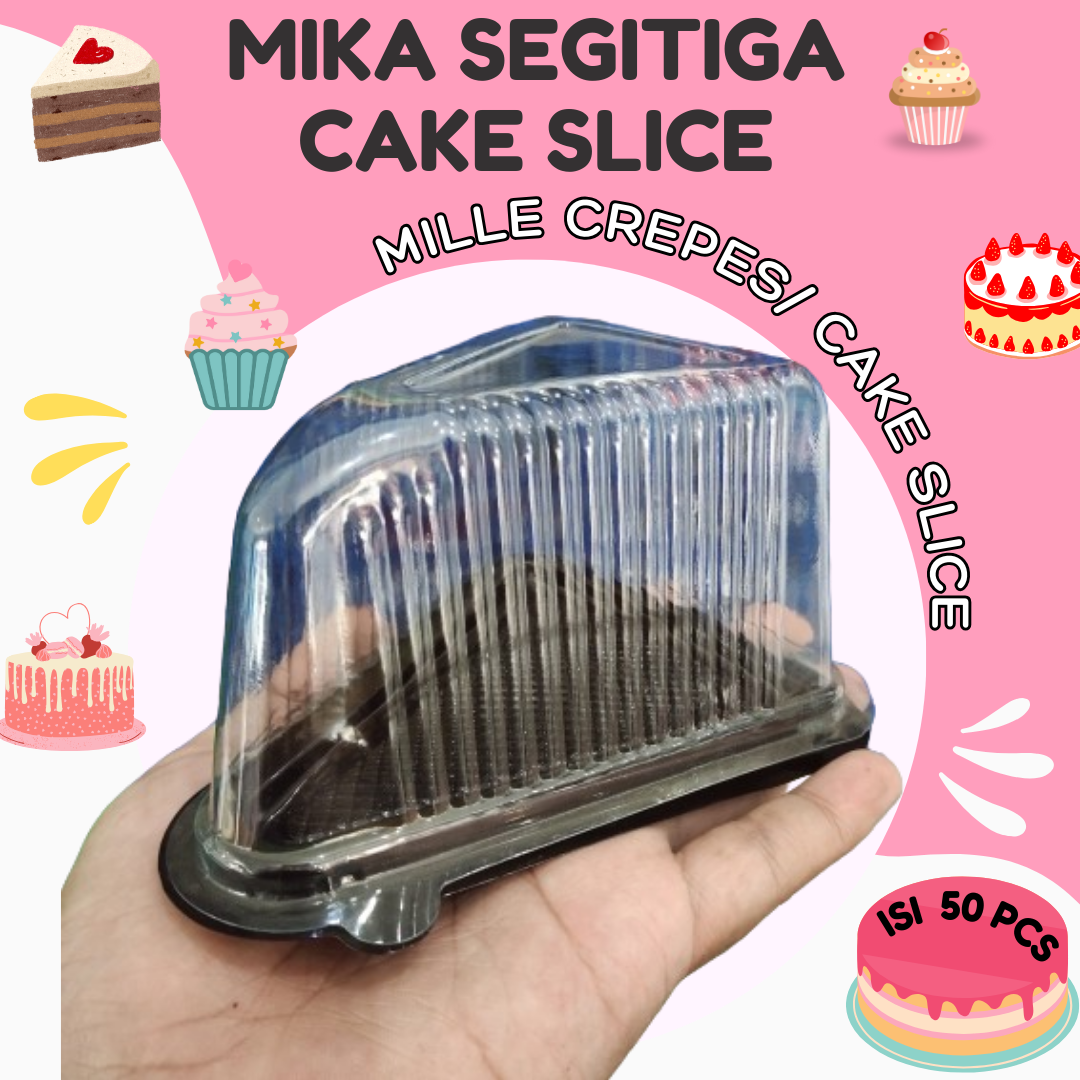 Mika Segitiga Slice Cake isi 50 + Tutup | Lazada Indonesia