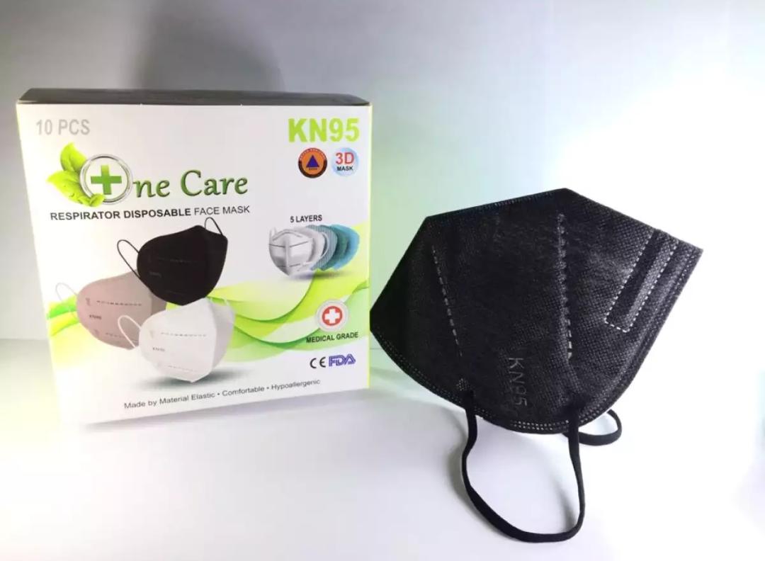 MASKER KN95 ONECARE ONE-CARE HITAM/ tanpa box | Lazada Indonesia