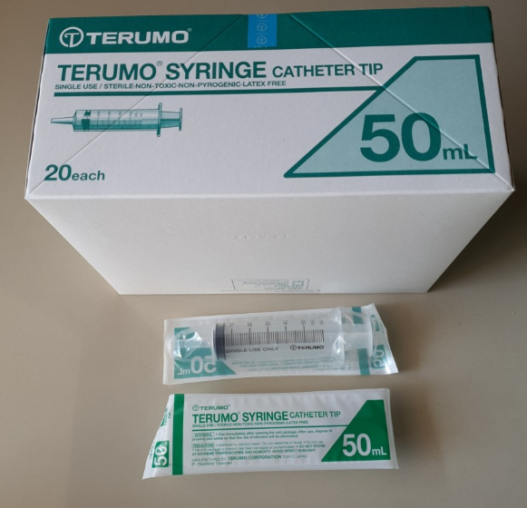 Terumo Syringe 50ml Per Box / 50cc Terumo Per Box / Spuit 50cc Lubang Pinggir PerBox | Lazada ...