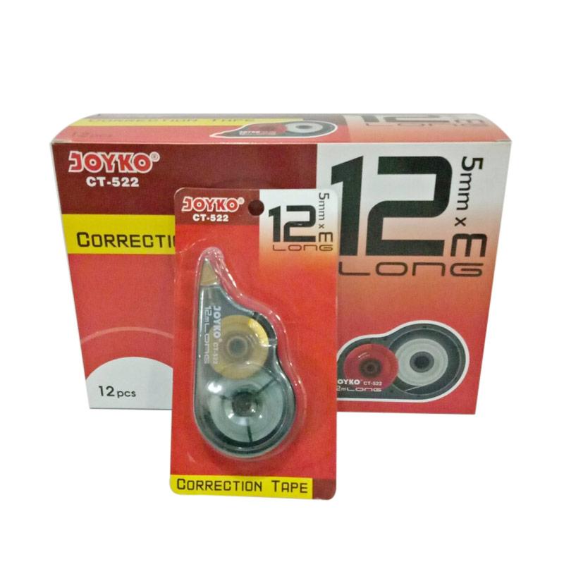 [ PACK ] Correction Tape / Tipe-Ex Kertas - Joyko CT-522 | Lazada Indonesia