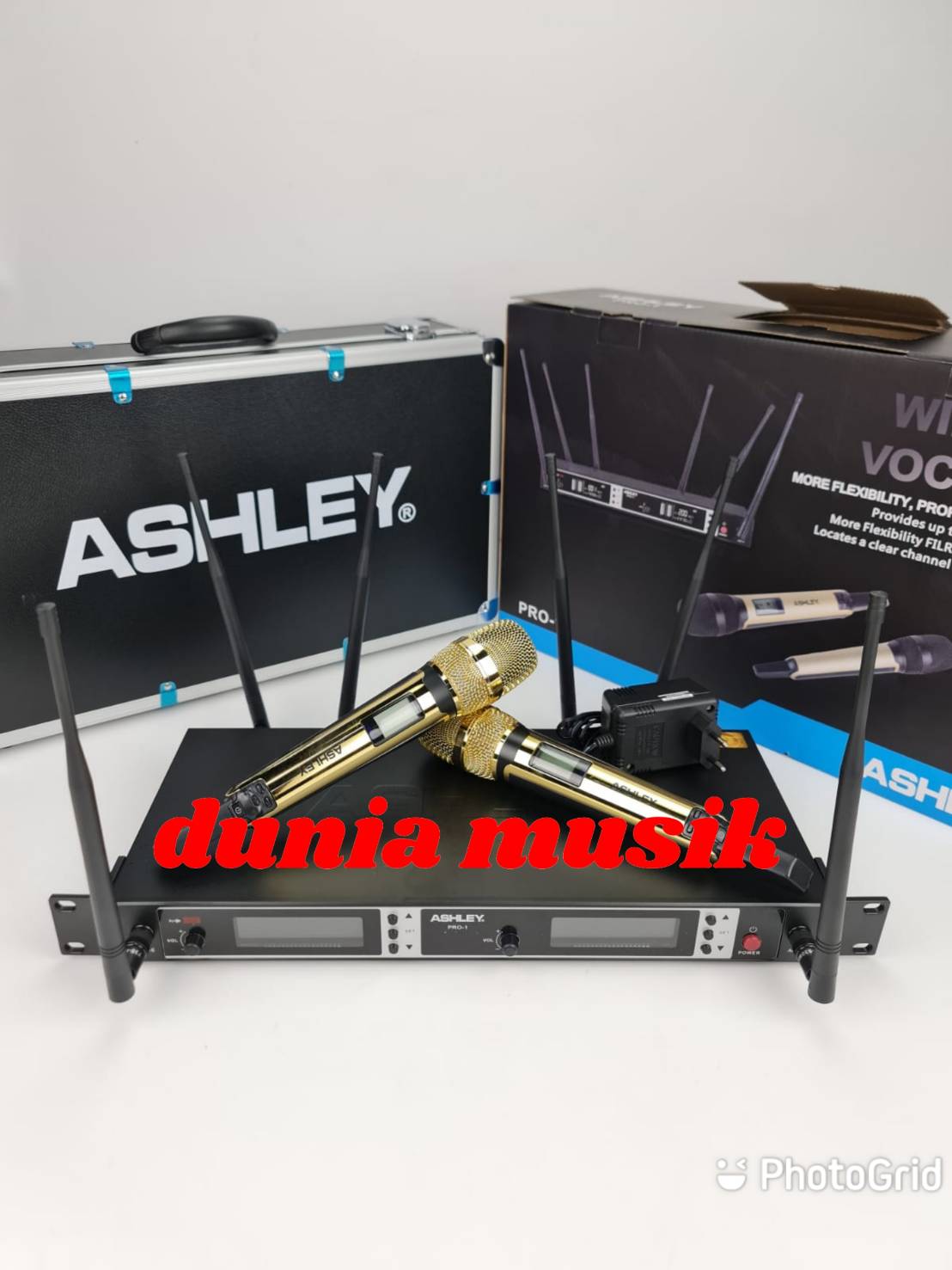 mic wireles ashley pro 1 pro1 2pegang original | Lazada Indonesia