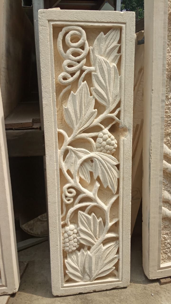 Batu Alam Relief Paras Ukir Motif Anggur | Lazada Indonesia