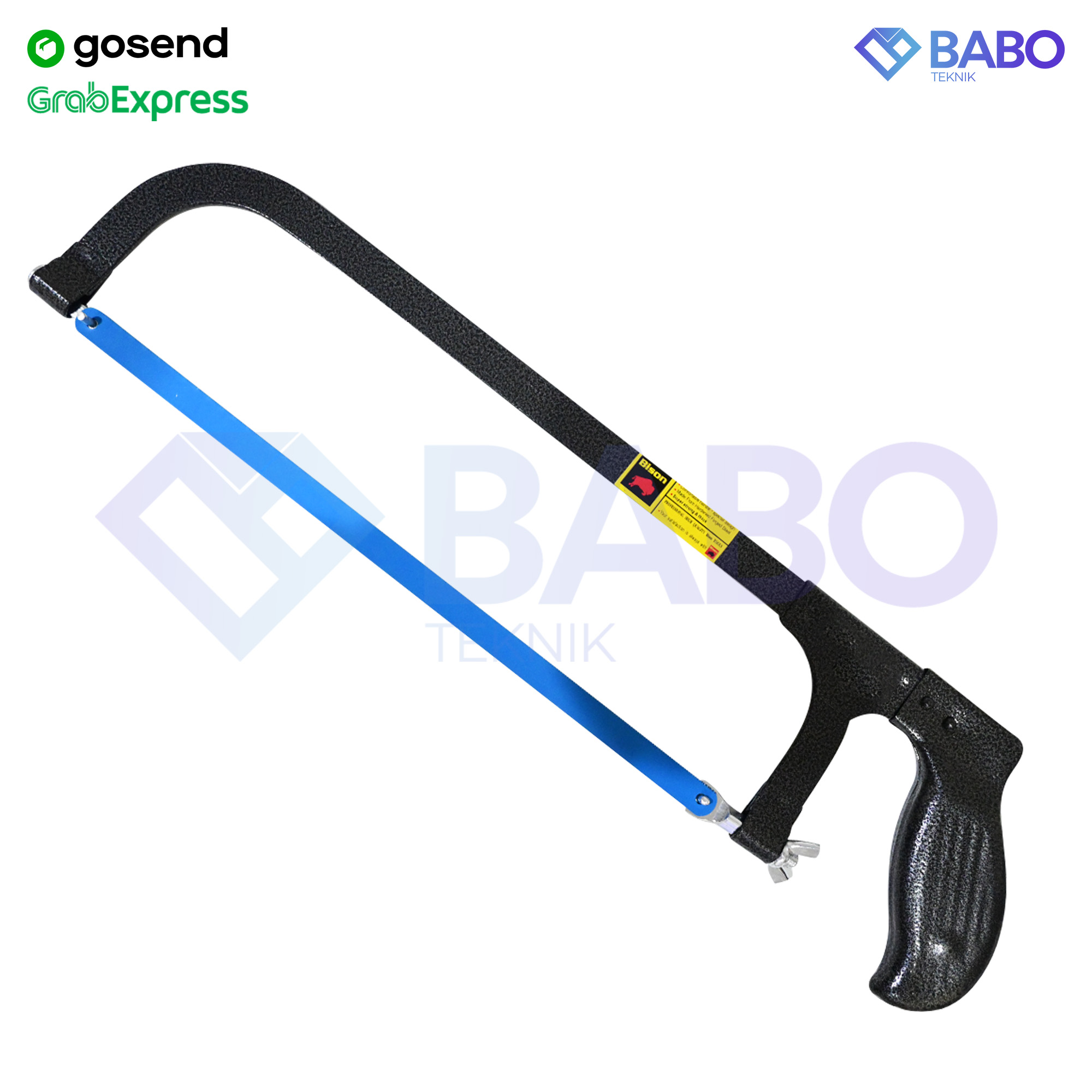 PEGANGAN GERGAJI Gagang Stang Graji Besi Fixed Paten Hacksaw Frame 12 ...