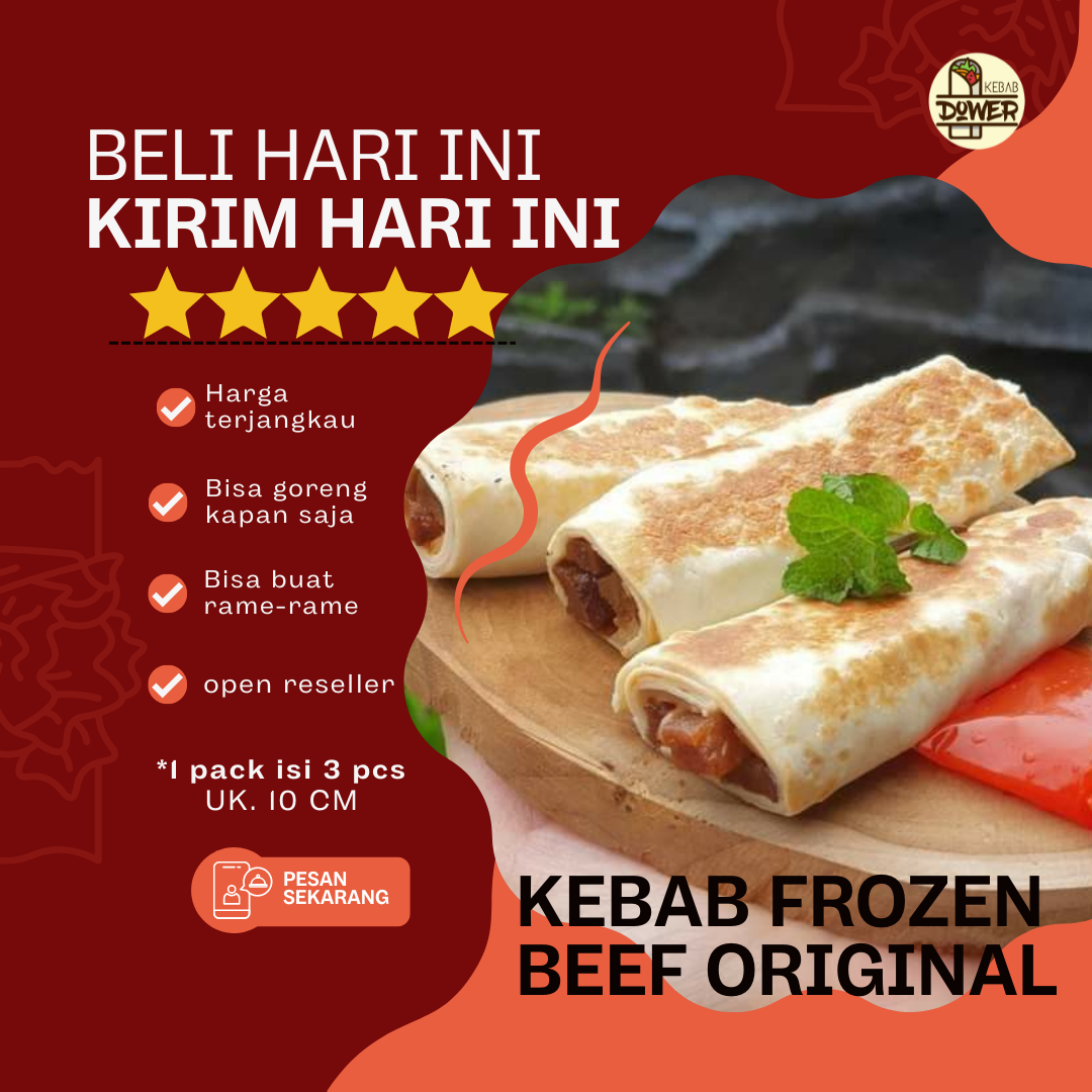 FROZEN FOOD - KEBAB MINI BEKU ISI 3 PCS RASA ORIGINAL | Lazada Indonesia