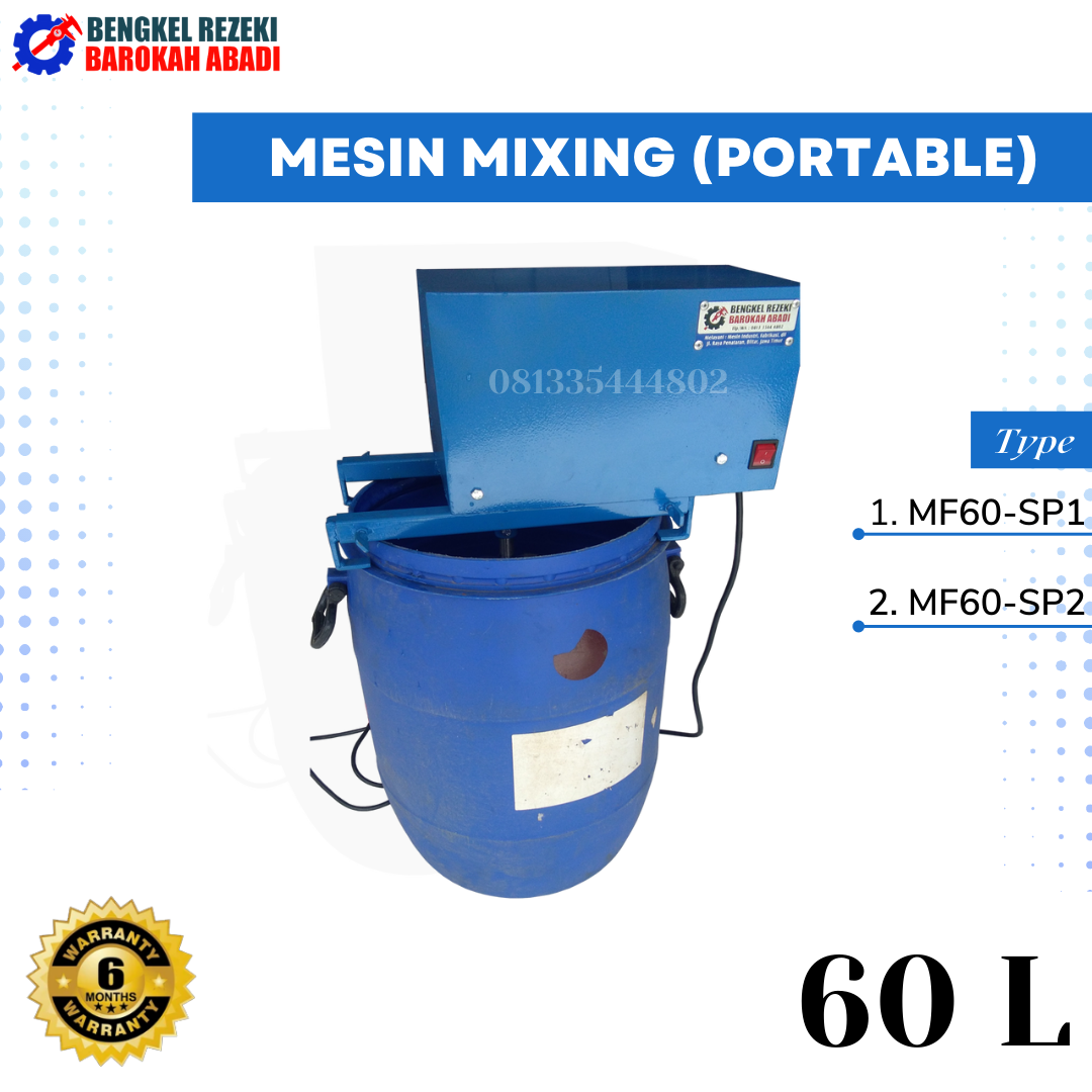 Mesin Portable Mixer Cairan Liquid Kimia Detergen Laundry Kapasitas ...