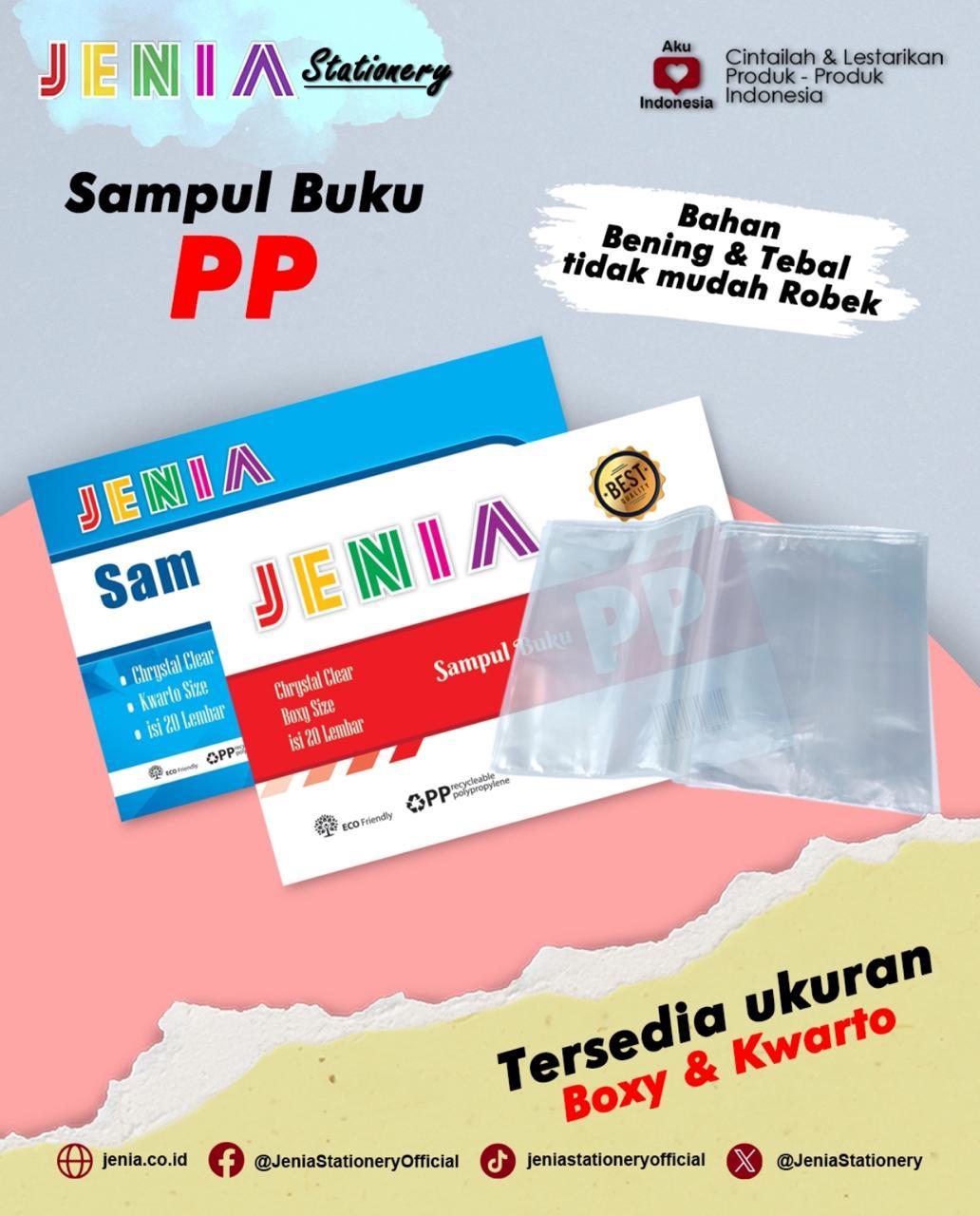Sampul Buku Plastik Pp Kwarto Dan Boxy 1 Pak 20 Lembar Lazada