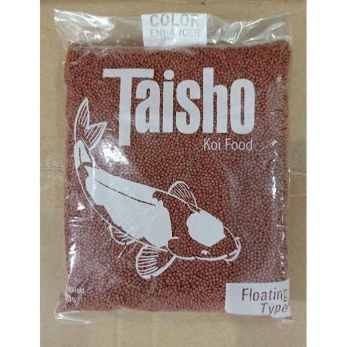 TAISHO TAISO RED MERAH 1 MM 500 GR PELET PAKAN MAKAKAN IKAN KOI APUNG ...