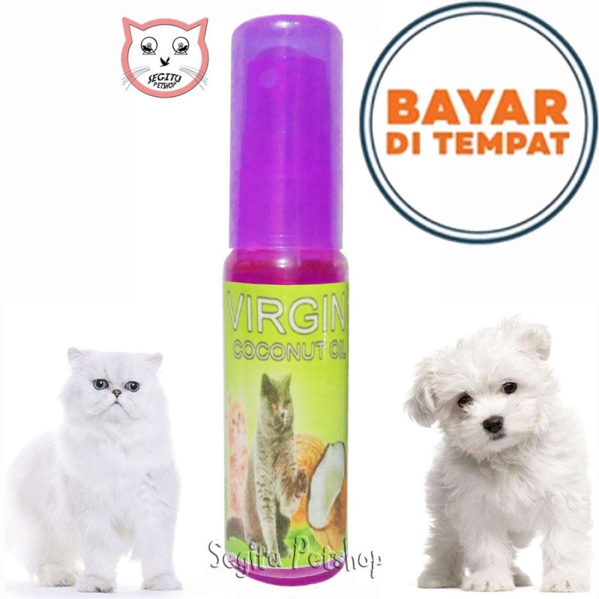 VCO OBAT KUCING ANJING SAKIT JAMUR KORENG CACINGAN SARIAWAN VITAMIN ...