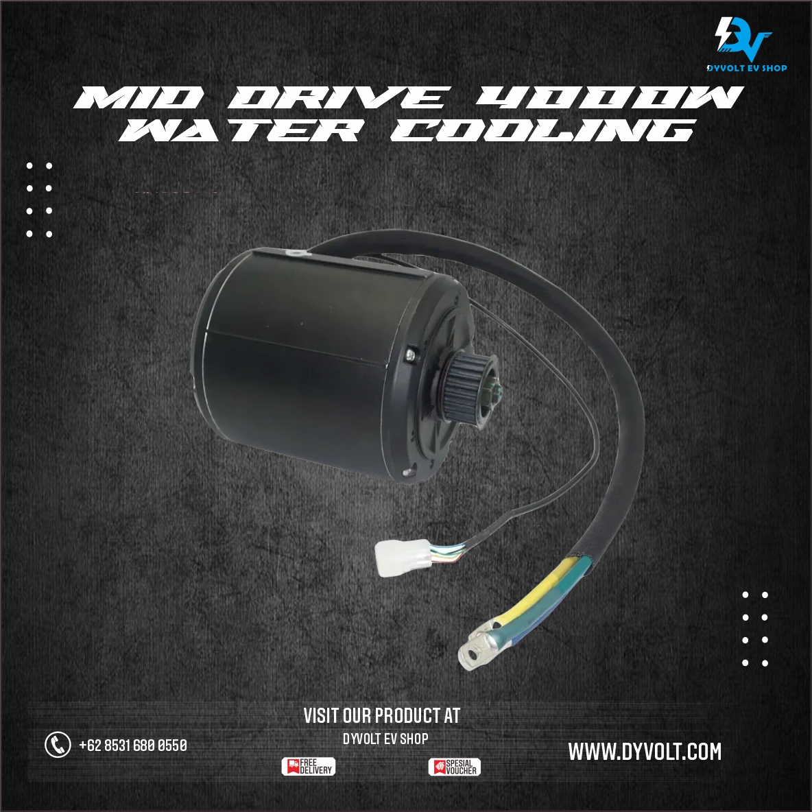 Bldc Motor Mid Drive 4000W Watter Colling Motor listrik | Lazada Indonesia