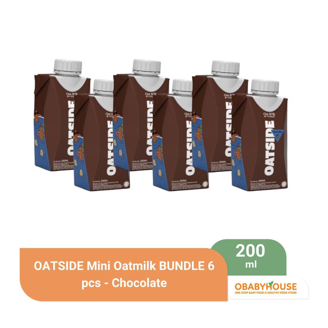 OATSIDE Mini Oatmilk 200 ml BUNDLE 6 pcs - Chocolate | Lazada Indonesia