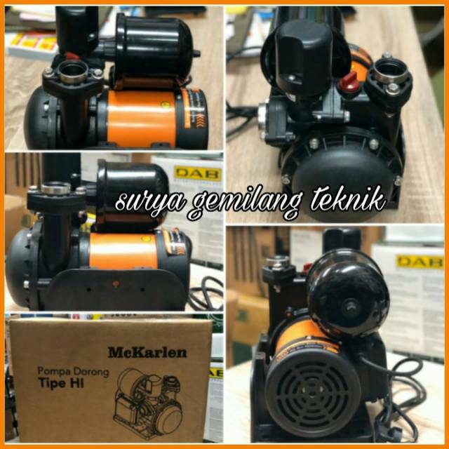 Pompa Booster Silent Mckarlen Hl 200 Pompa Pendorong Booster Pump | Lazada Indonesia