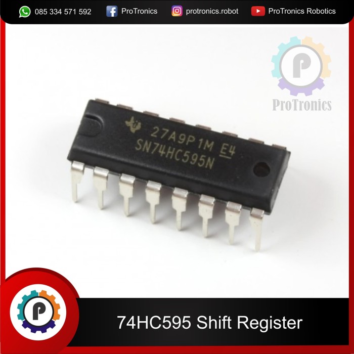 IC 74HC595 Shift Register | Lazada Indonesia