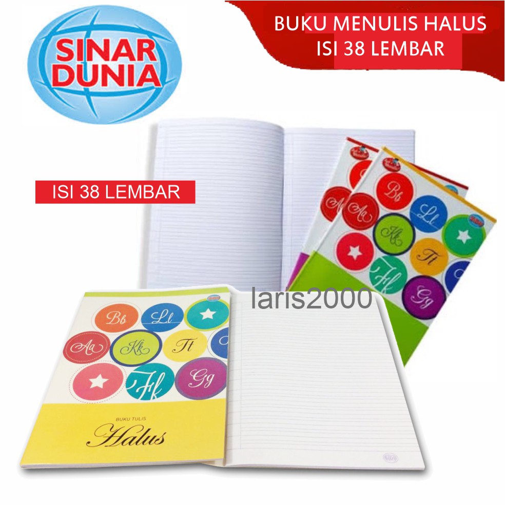 Buku Tulis Halus | Lazada Indonesia