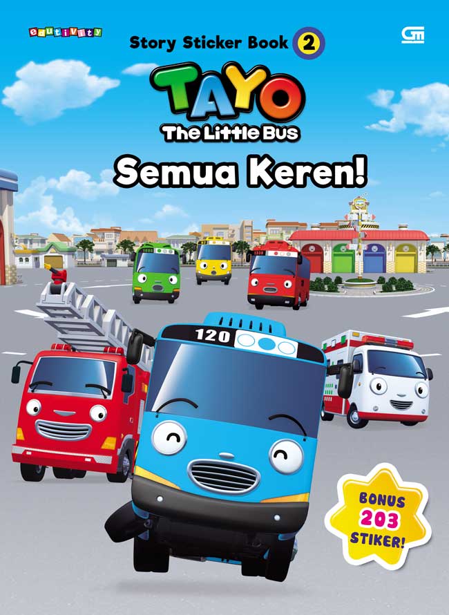TAYO THE STICKER BUS 2: TAYO THE LITTLE BUS: SEMUA KEREN! | Lazada Indonesia
