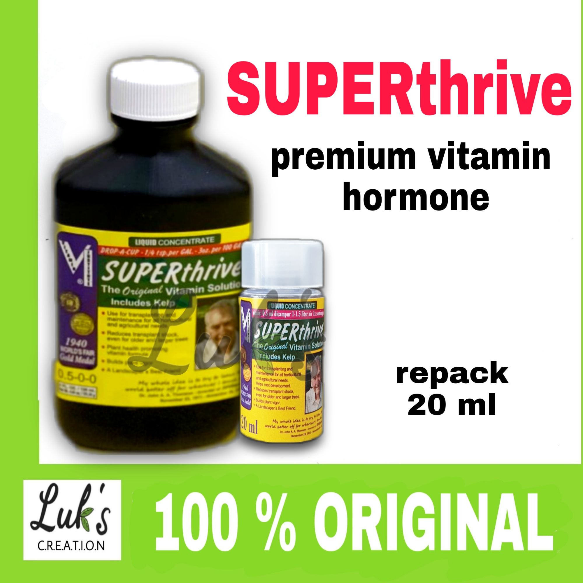 SUPERTHRIVE vitamin hormone 20 ml vitamin hormon premium tanaman super ...
