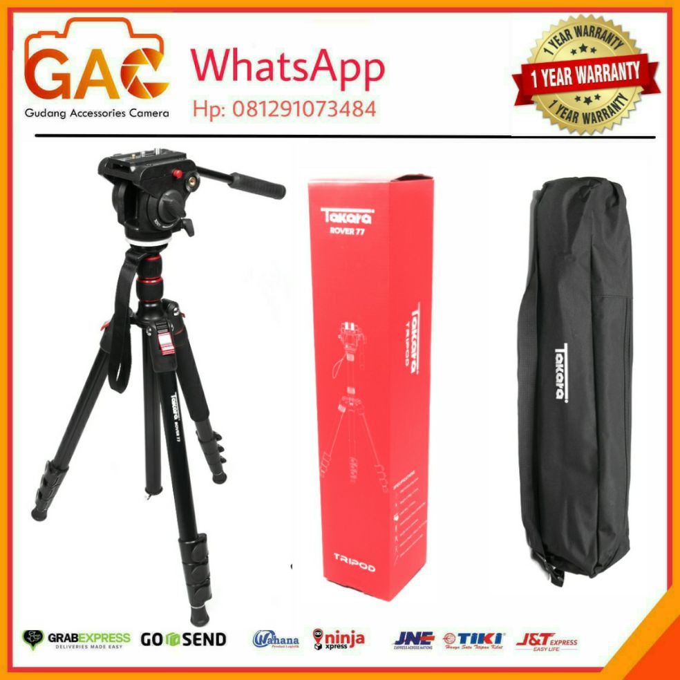 Takara Rover 77 tripod monopod travel | Lazada Indonesia