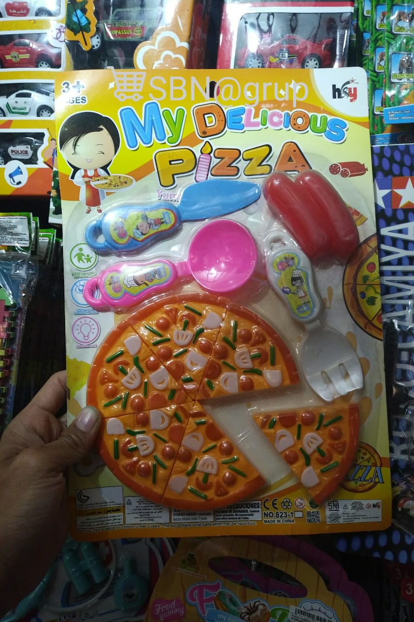 Mainan Anak PIZZA FASTFOOD JUMBO Lengkap Dimensi Besar | Lazada Indonesia