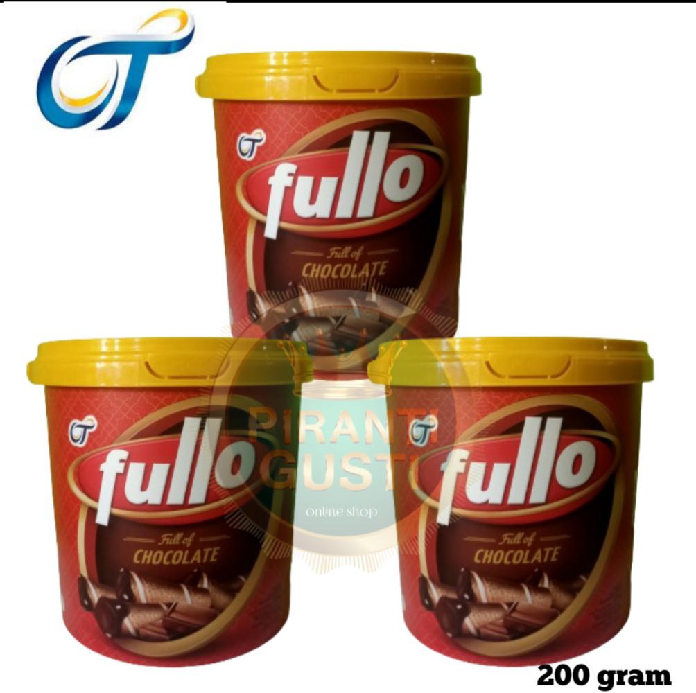 Fullo wafer roll coklat kemasan jar 200gram | Lazada Indonesia