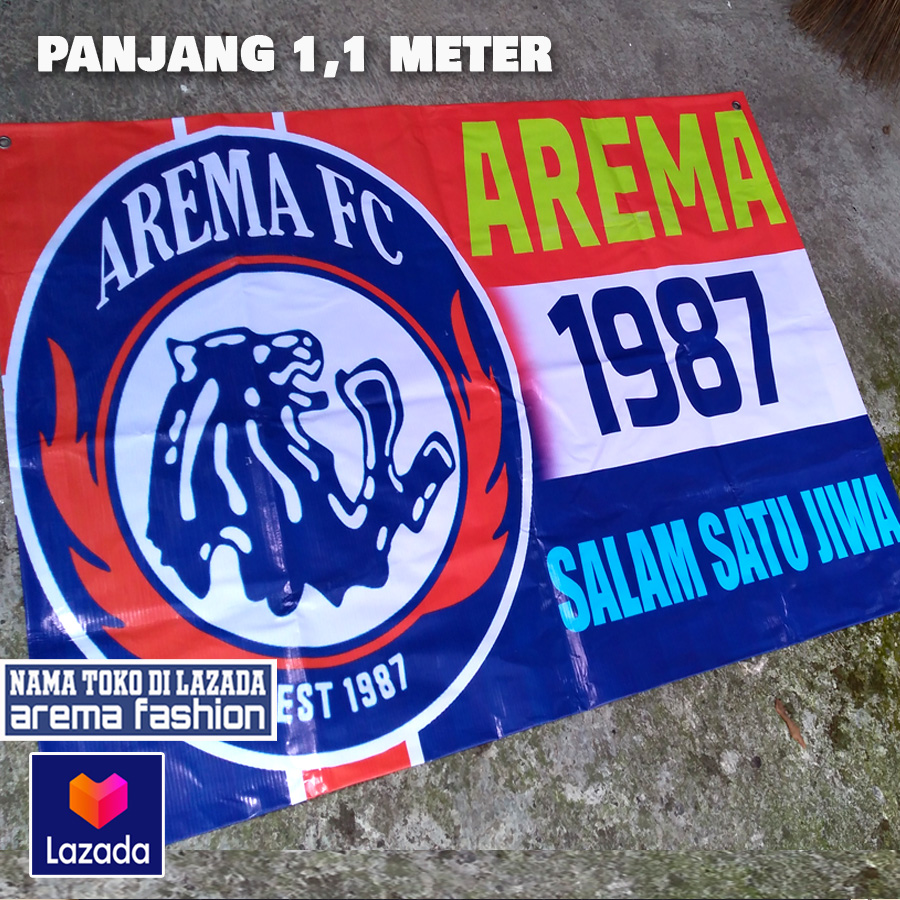 BENDERA AREMA HIASAN DINDING 02 AREMA FASHION | Lazada Indonesia