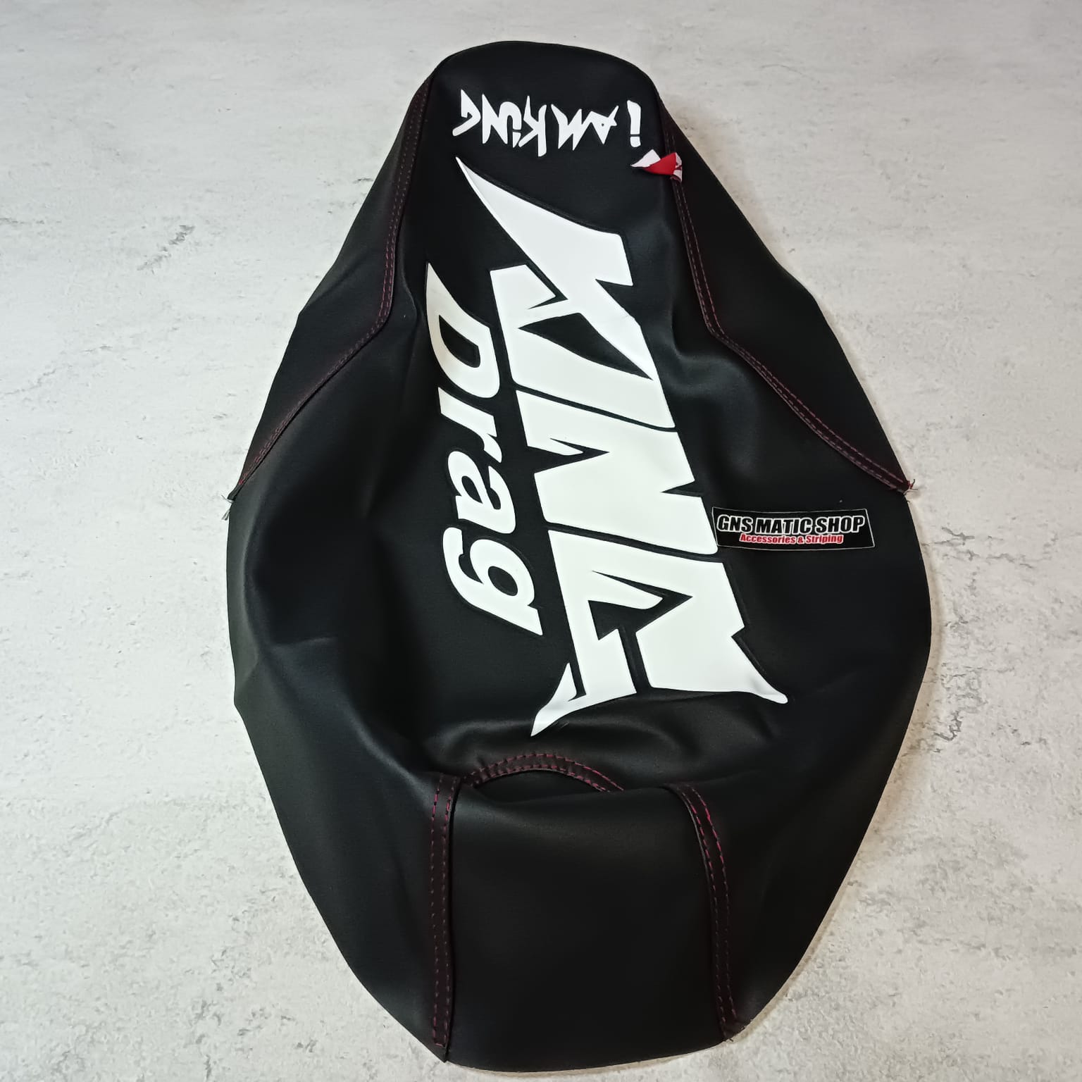 KAIN JOK MOTOR KING DRAG MALAYSIA UNIVERSAL JAHIT / KULIT JOK KING DRAG ...