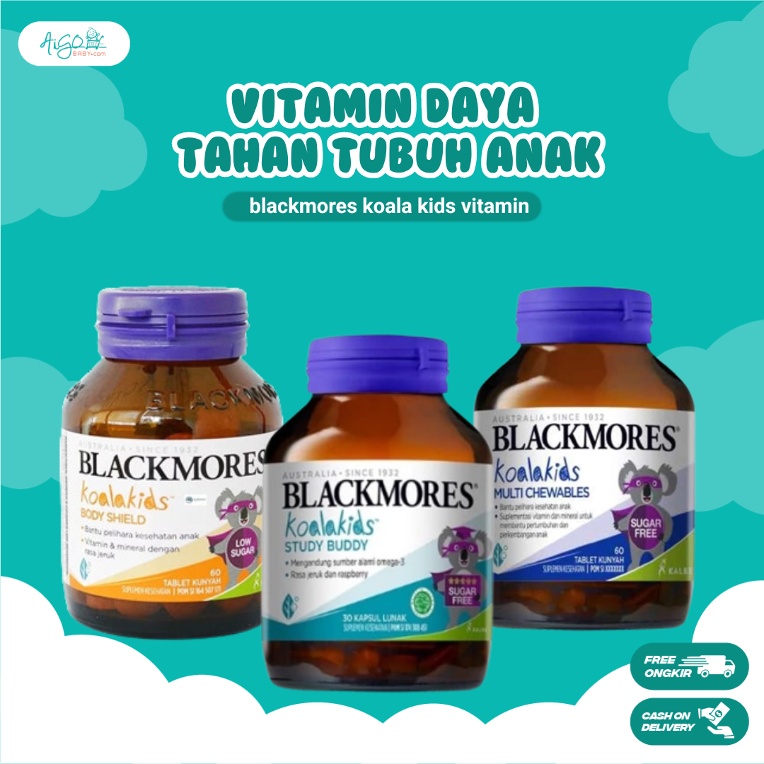 Blackmores Koala Kids Body Vitamin Shield 60 tablet BPOM | Lazada Indonesia