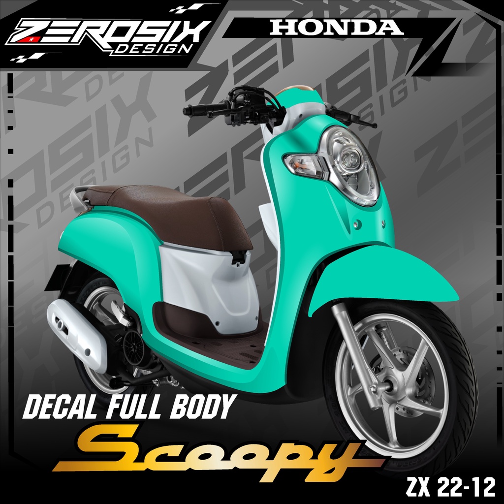 Decal Sticker SCOOPY FI NEW POLOS FULL BODY - STIKER SKOTLET SCOOPY ...