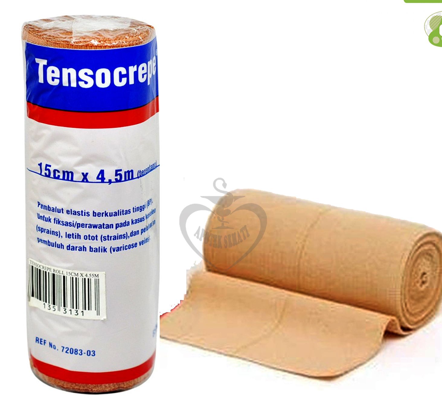 AWET!!! Perban Elastis Tensocrepe 3 4 6 Inch Luka Keseleo Patah Tulang ...
