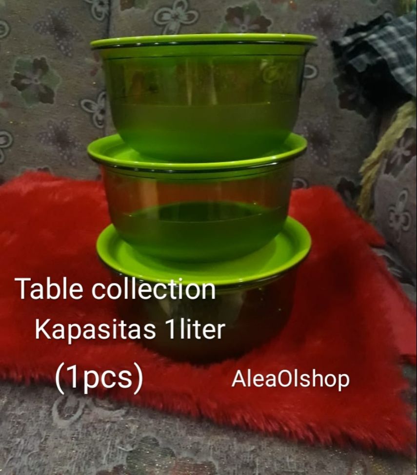 Tupperware table collection(1pcs)ukuran 1liter | Lazada Indonesia