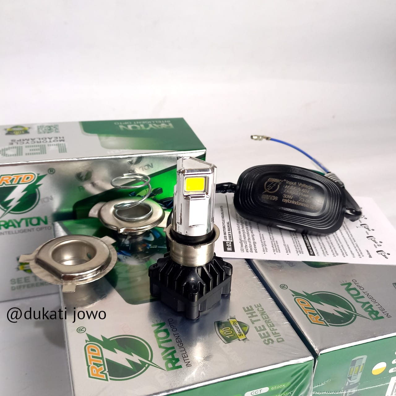 Lampu Led Motor 6 Sisi 35 Watt Ori RTD Rayton Bohlam Led Motor H4 H6 ...