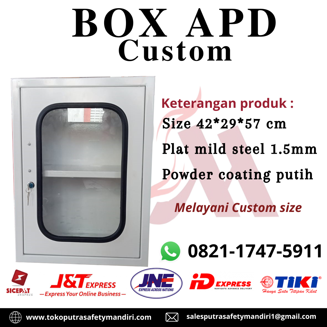 KOTAK APD REGU PEMADAM FIRE FIGHTING LEMARI SIMPAN ALAT KEAMANAN DIRI ...