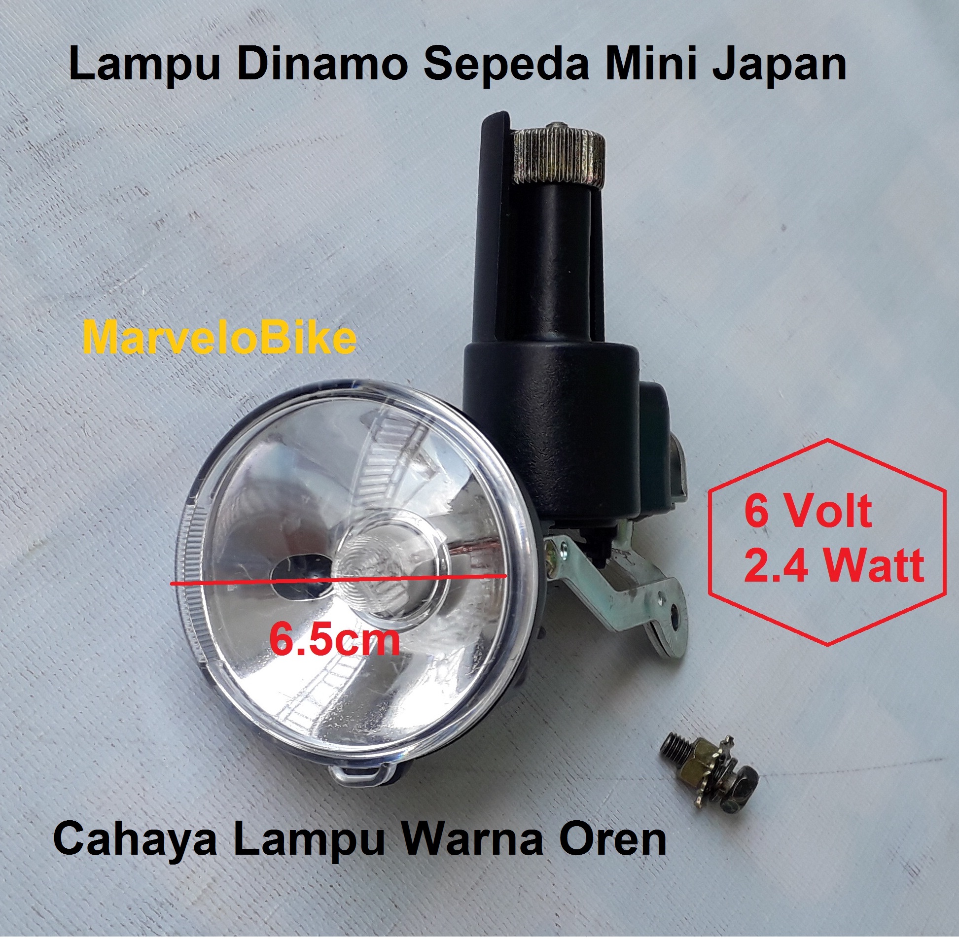 Lampu Dinamo Sepeda Mini Made in Japan 6 Volt 2.4 Watt | Lazada Indonesia