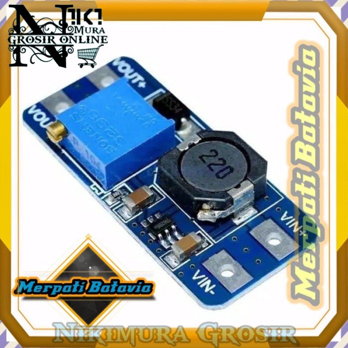 Kit Modul DC Step Up Boost Converter Module Penaik Tegangan DC 28V ...