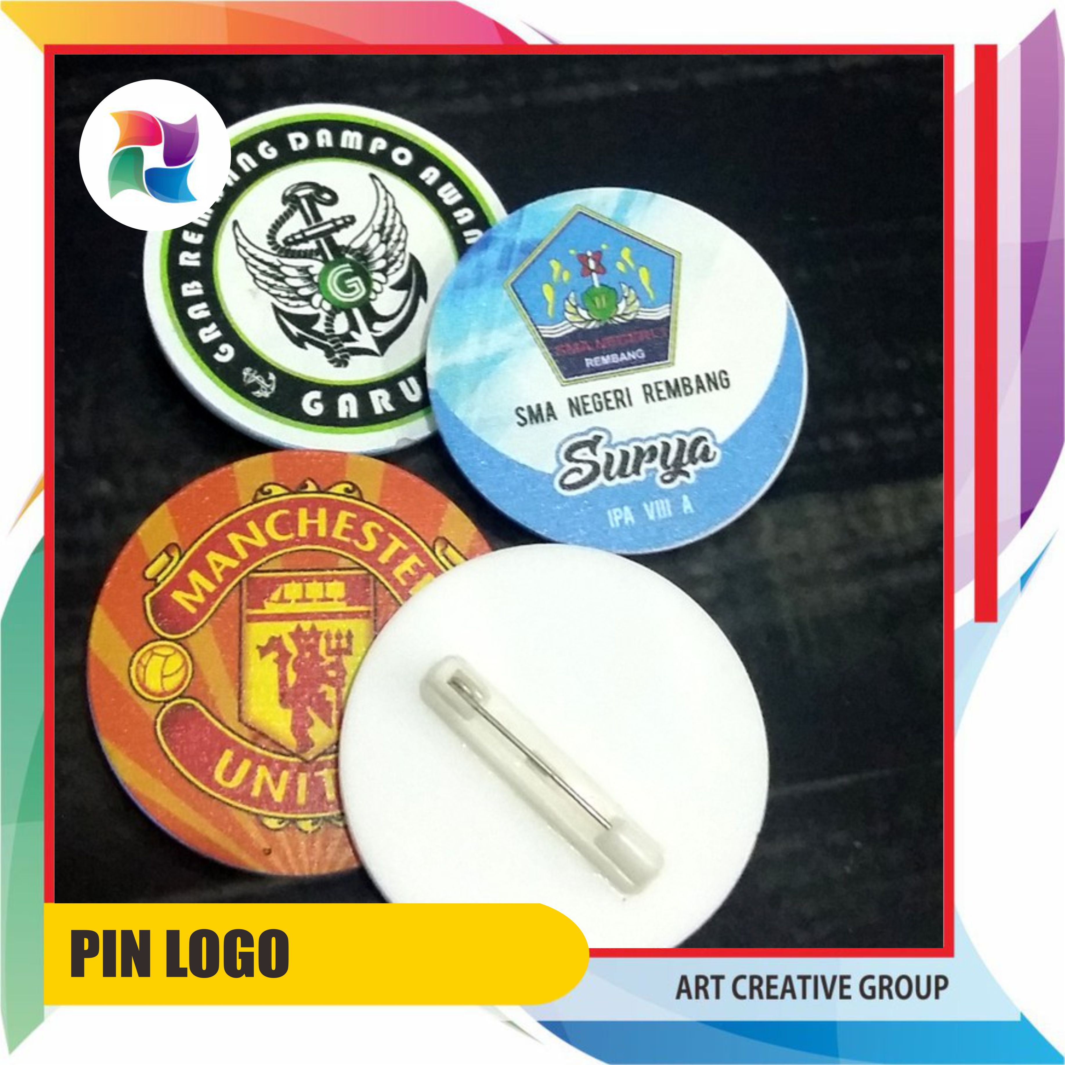 PIN CUSTOM AKRILIK RESIN / PIN CUSTOM LOGO / PIN RESIN / PIN LOGO / PIN ...
