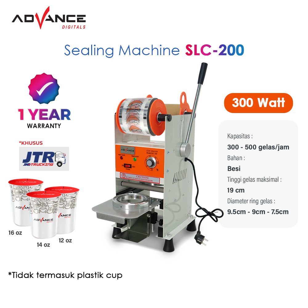 Sealing Machine Advance SLC-200 Cup Sealer mesin press gelas plastik ...