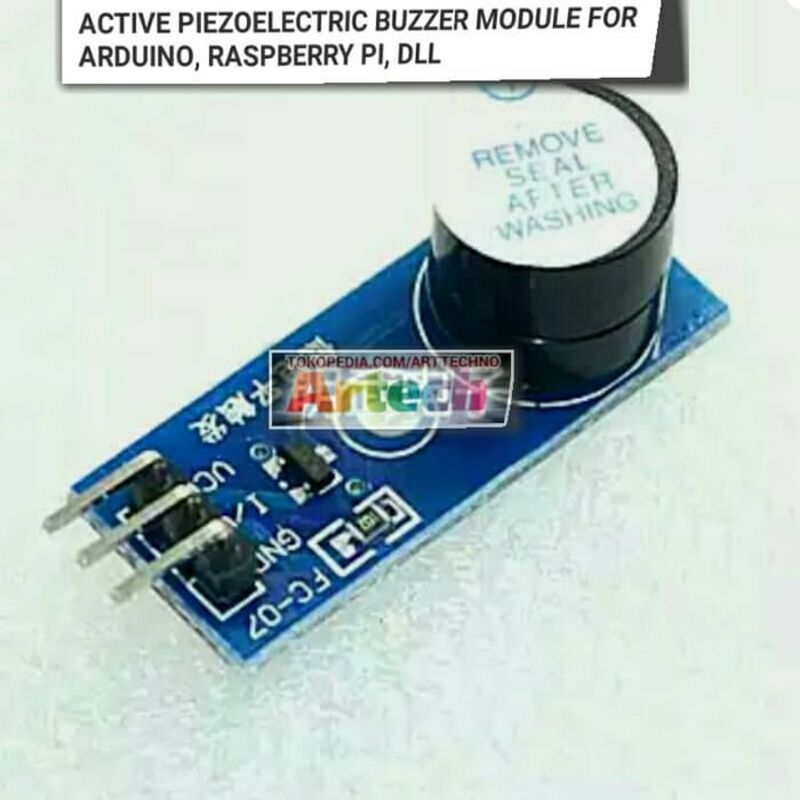 ACTIVE PIEZOELECTRIC BUZZER MODULE ARDUINO AND RASPBERRY | Lazada Indonesia
