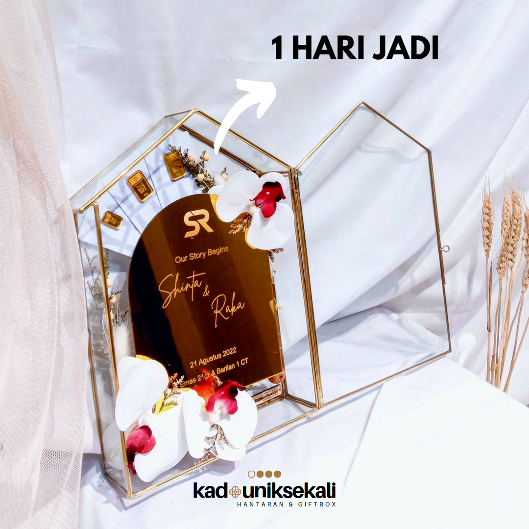 MAHAR TYPE TERARIUM 30CM / MAHAR TERARIUM/ MAHAR KACA/ MAHAR GOLD ...