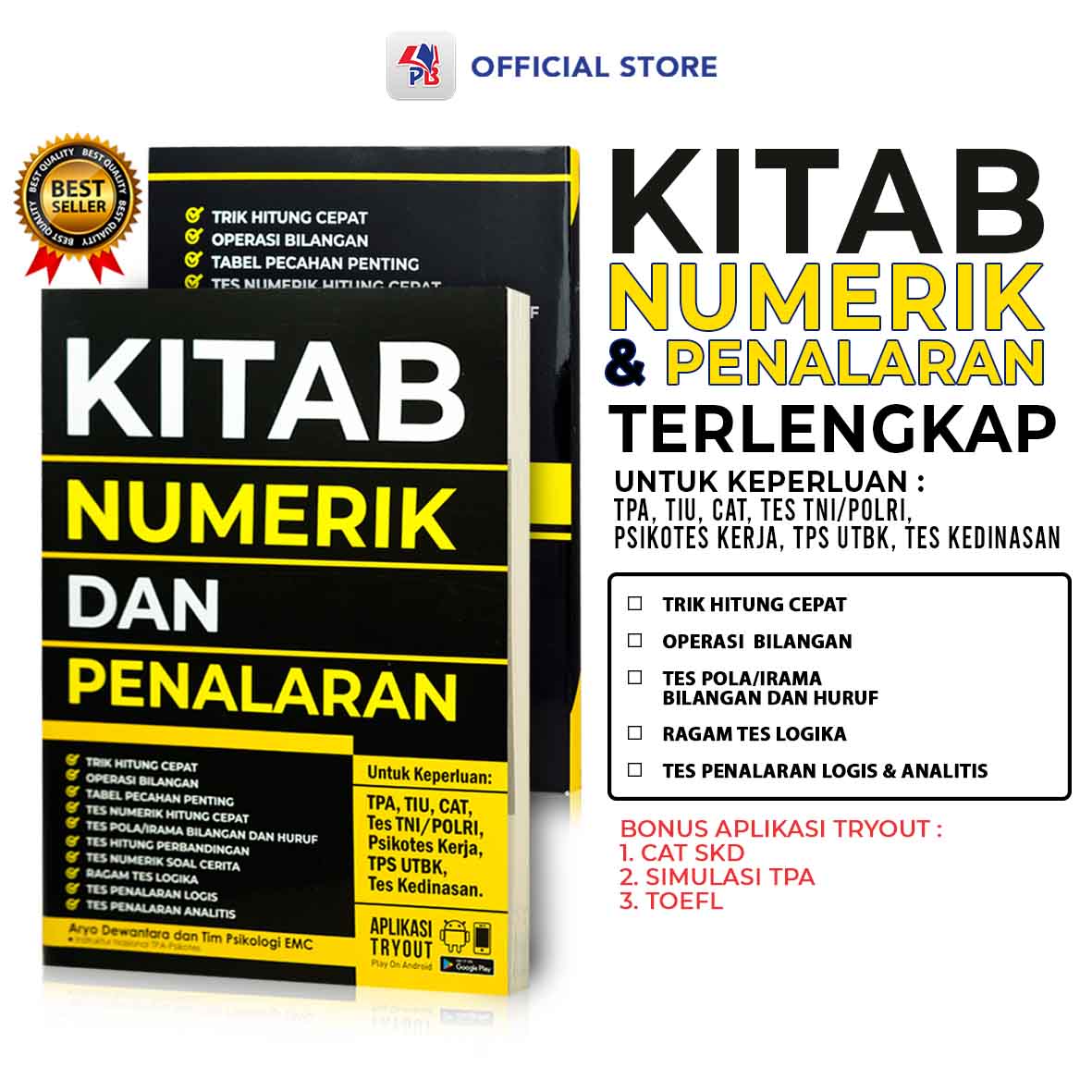 Buku Tes Numerik dan Logika / Kitab Numerik Dan Penalaran | Lazada ...