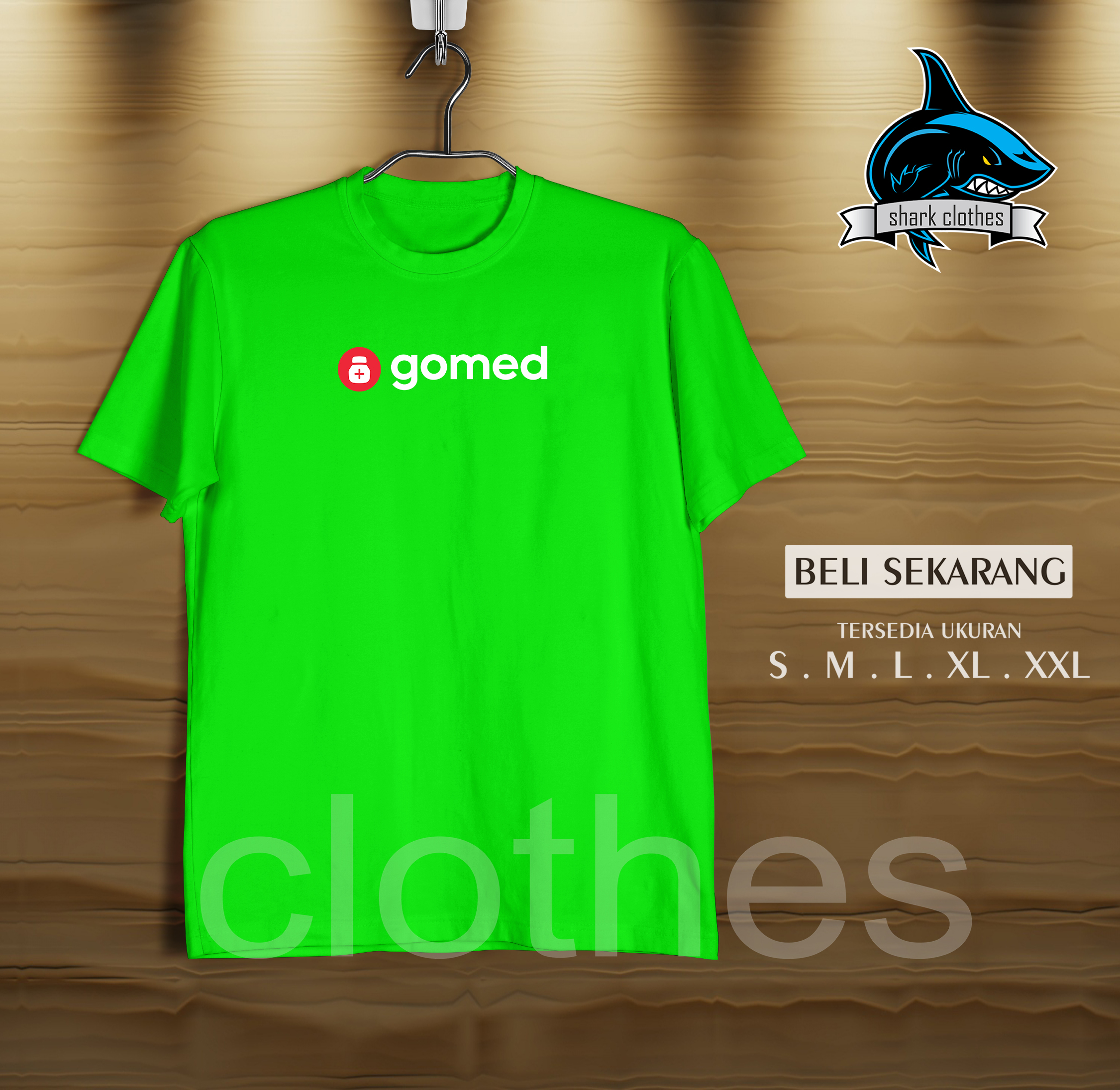 Baju Kaos Distro gomed GO MED Logo Baru Kaos Perusahaan Gojek | Lazada ...