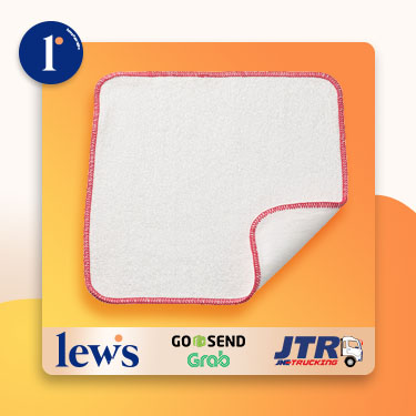 Kain lap piring, merah, 25x25 cm HLDGN | Lazada Indonesia