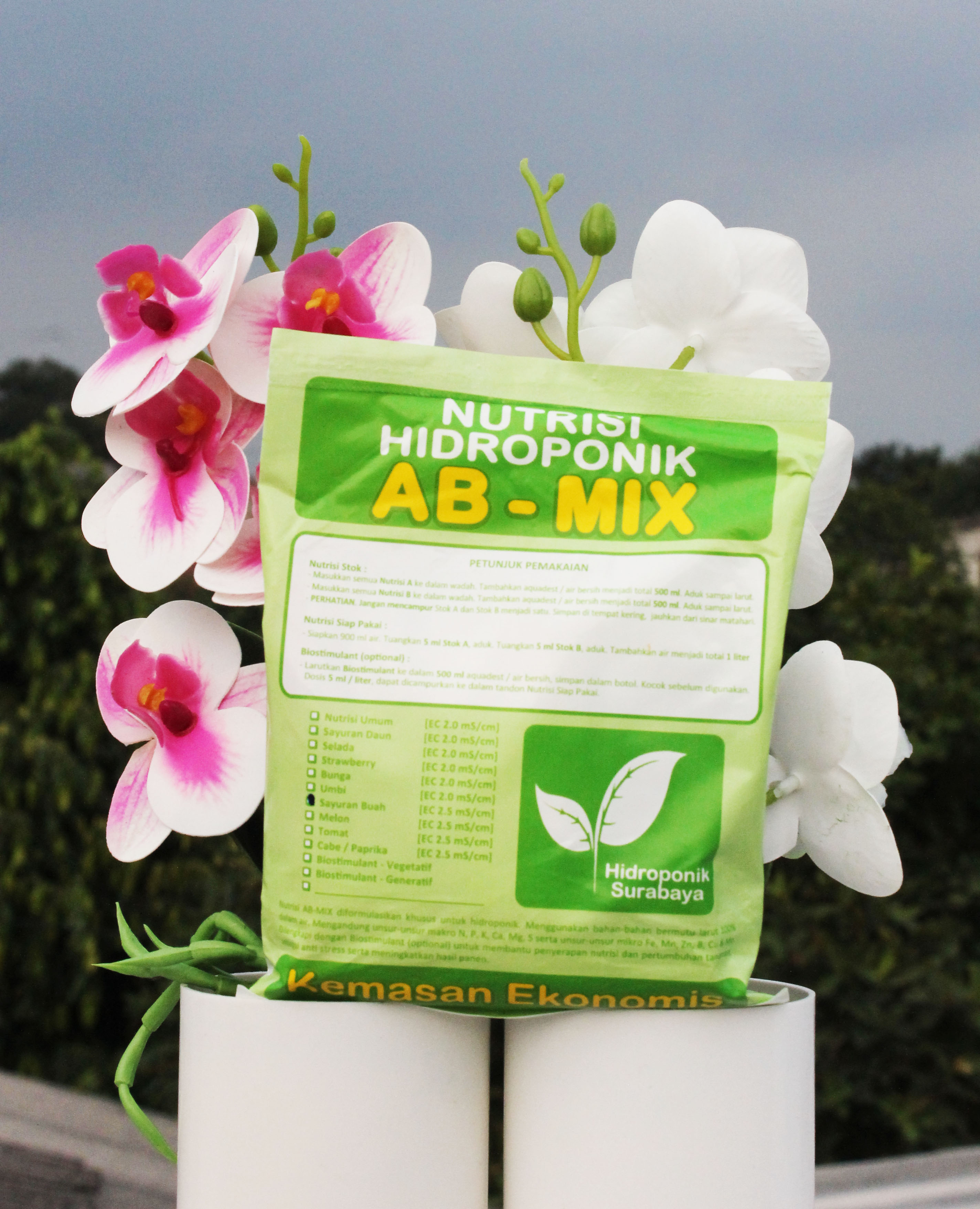 Nutrisi AB Mix Sayuran Buah 0,5 Liter | Lazada Indonesia