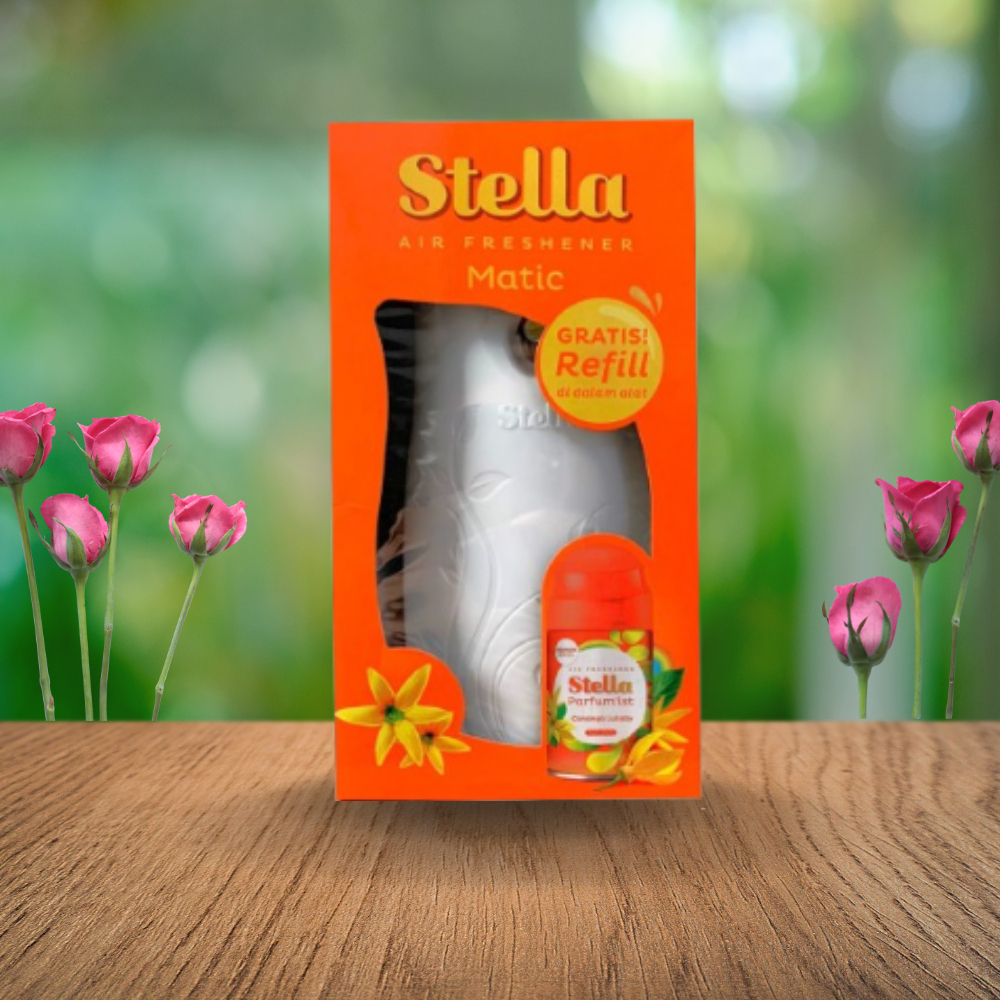 Stella Matic Set Lengkap Alat + Refill Pengharum Ruangan Semprot ...