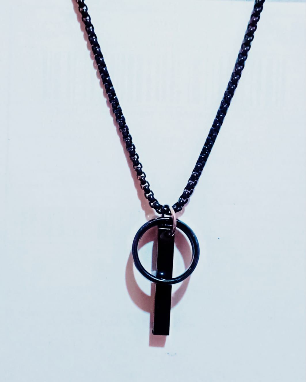 Kalung Silver Pria Model Balok Spiral Viral Kalung Balok Titanium Pria ...
