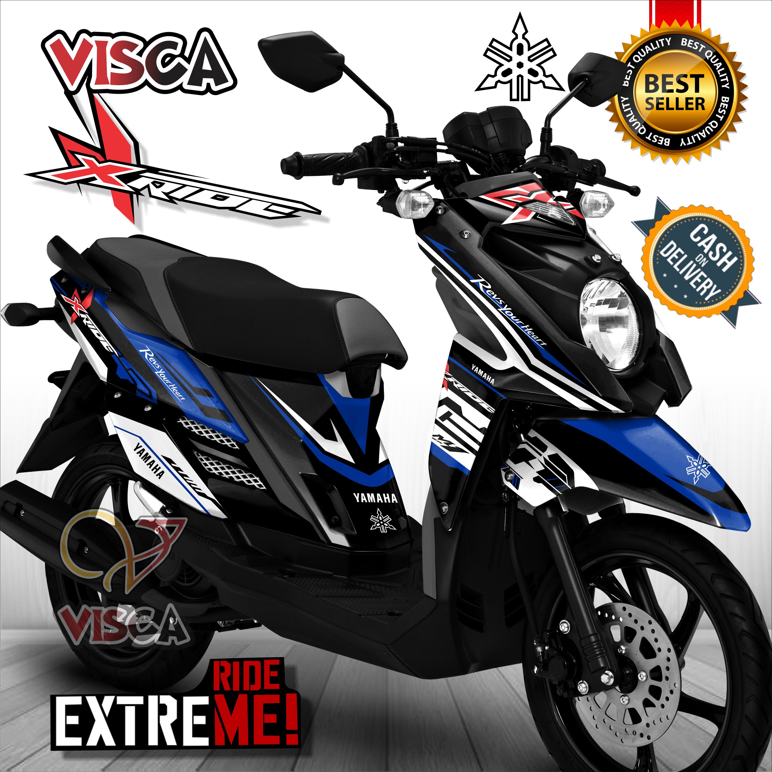 Decal Xride 115 Full Body Stiker Xride 115 Dekal Xride 115 HITECH ...