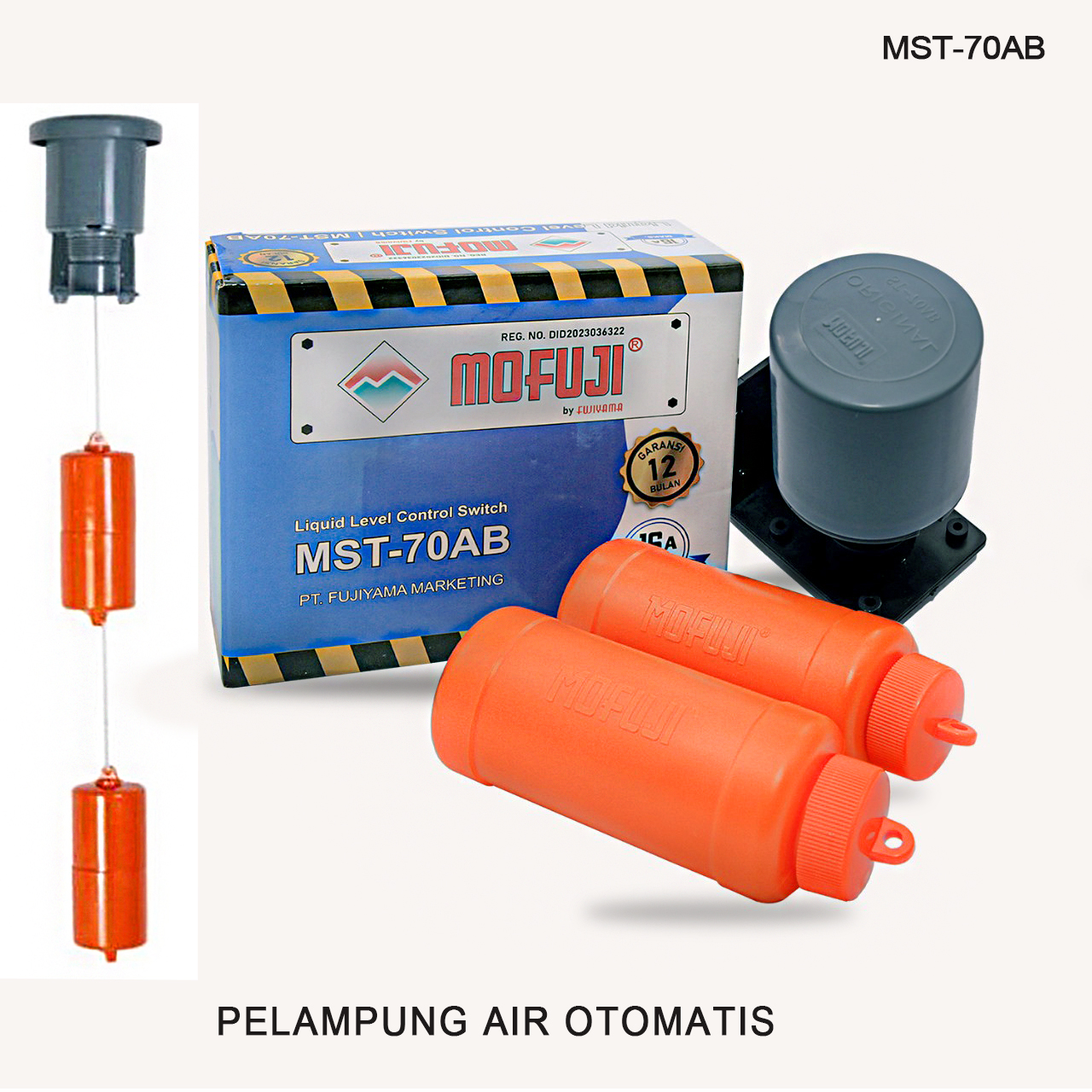FUJIYAMA/MOFUJI MST-70AB Pelampung Otomatis Radar Tangki Air Toren Tandon Air Murah | Lazada ...