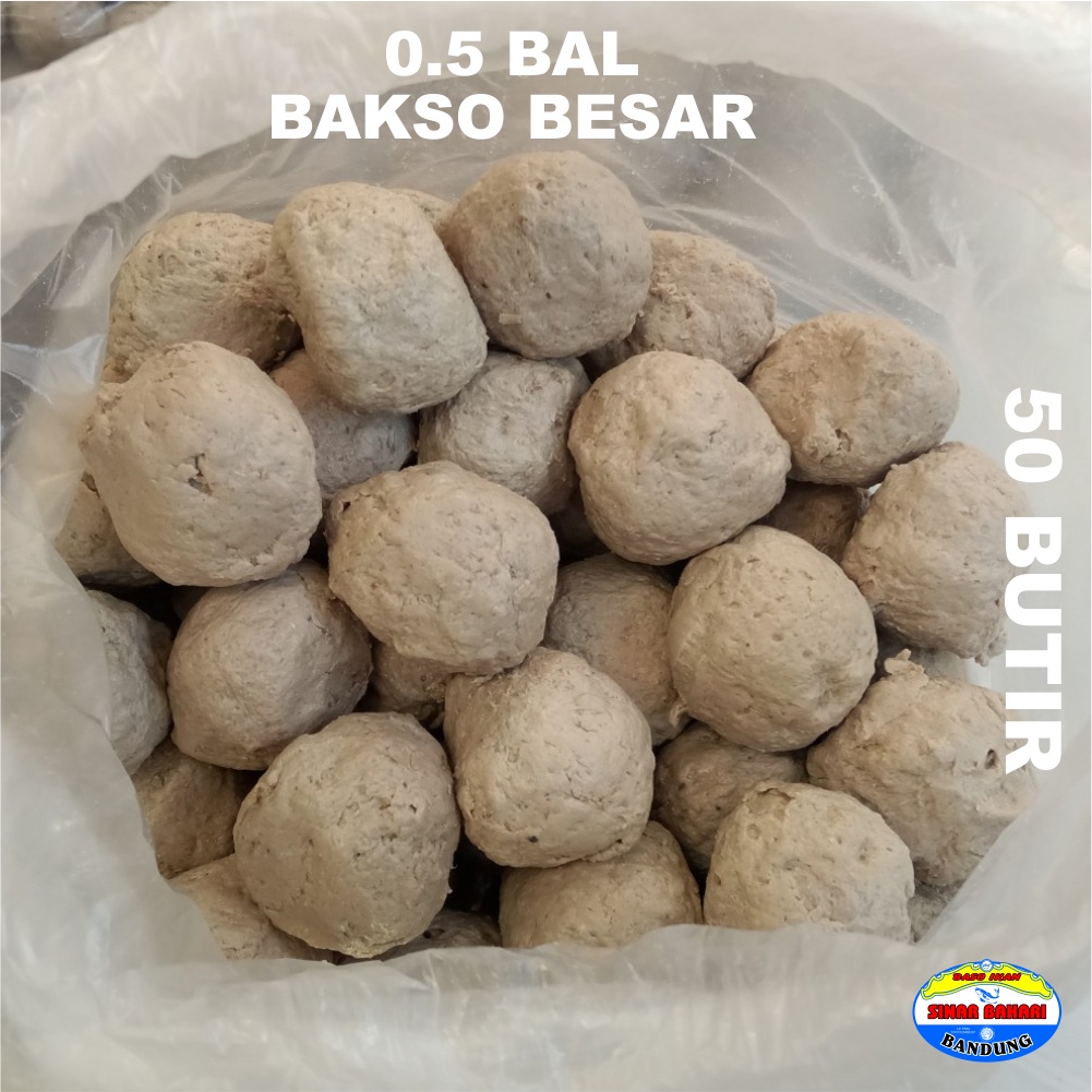 BAKSO IKAN / BASO IKAN SINAR BAHARI BANDUNG 0,5 Bal Bakso Besar | Lazada Indonesia
