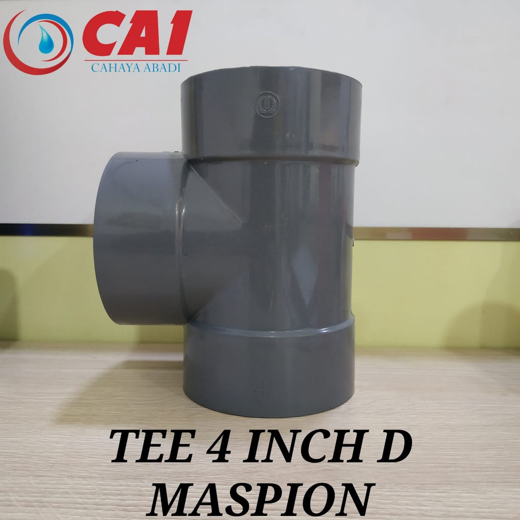 FITTING - TEE - 4 - INCH - MASPION | Lazada Indonesia