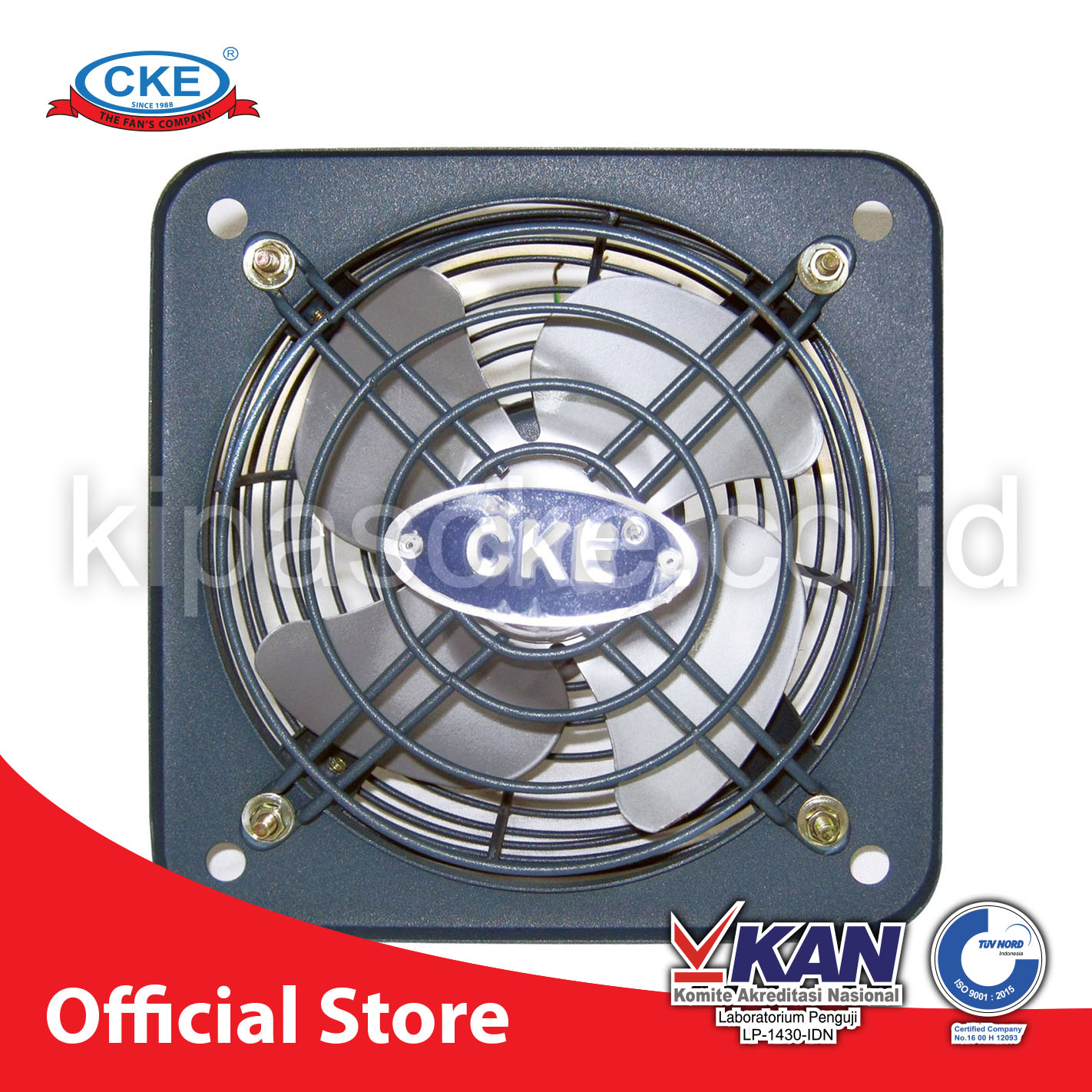 CKE Exhaust Fan Standard 6 Inch DBN ESN-D06/1 Exhaust Dinding Kipas | Lazada Indonesia