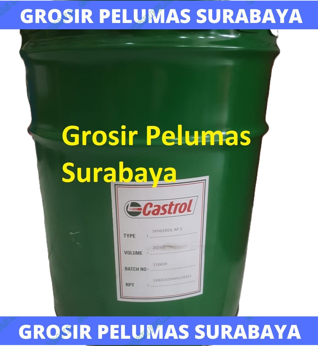 Grease Lithium CASTROL SPHEEROL AP2 AP 2 Pail Gemuk Stempet Pelumas ...