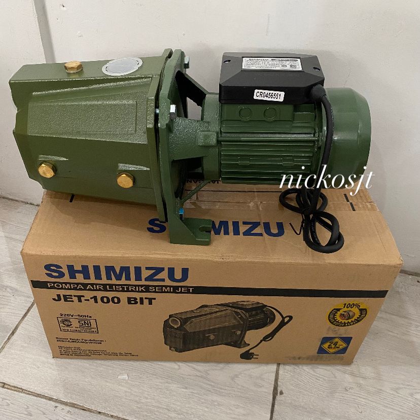 Pompa Air Shimizu Semi Jet 100 Jet-100 Shimitzu Semi Jet Pump Water ...