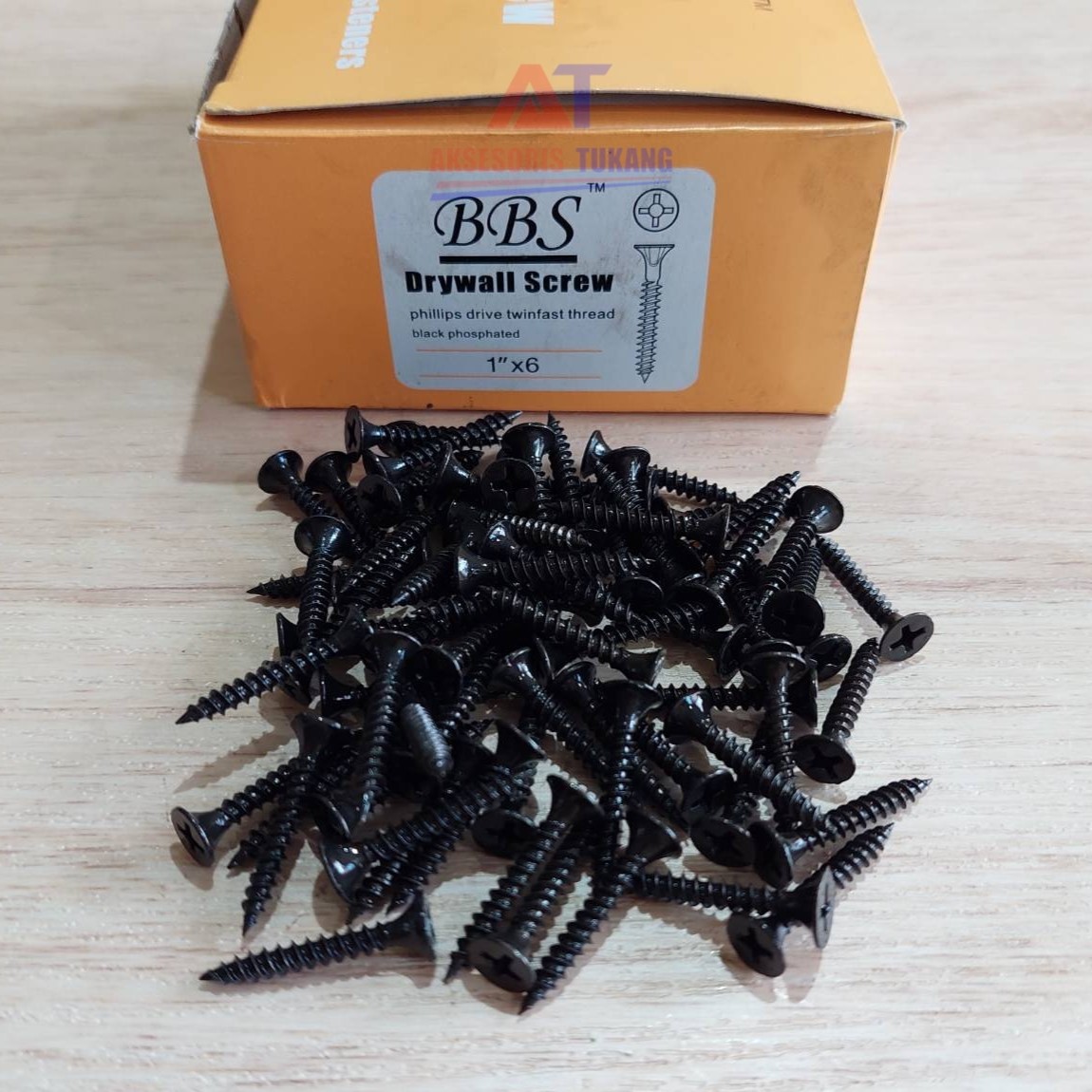Sekrup Gypsum Baja Baut Skrup Gipsum Kayu Drywall 900 Gram 1 Kotak ...